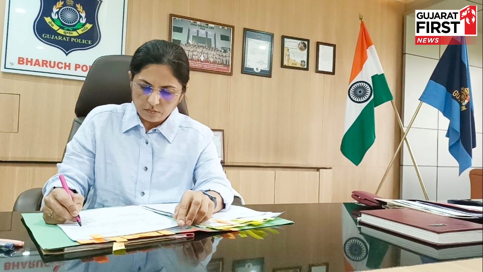 Bharuch: 16 મહિના શ્રેષ્ઠ કામગીરી કરનારા SP ડો. લીના પાટીલને ભવ્ય વિદાય ...