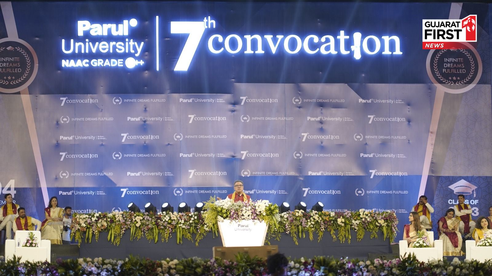 પારુલ યુનિવર્સિટી દ્વારા 7મો વાર્ષિક દીક્ષાંત સમારોહ યોજાયો | 7th Annual Convocation organized ...