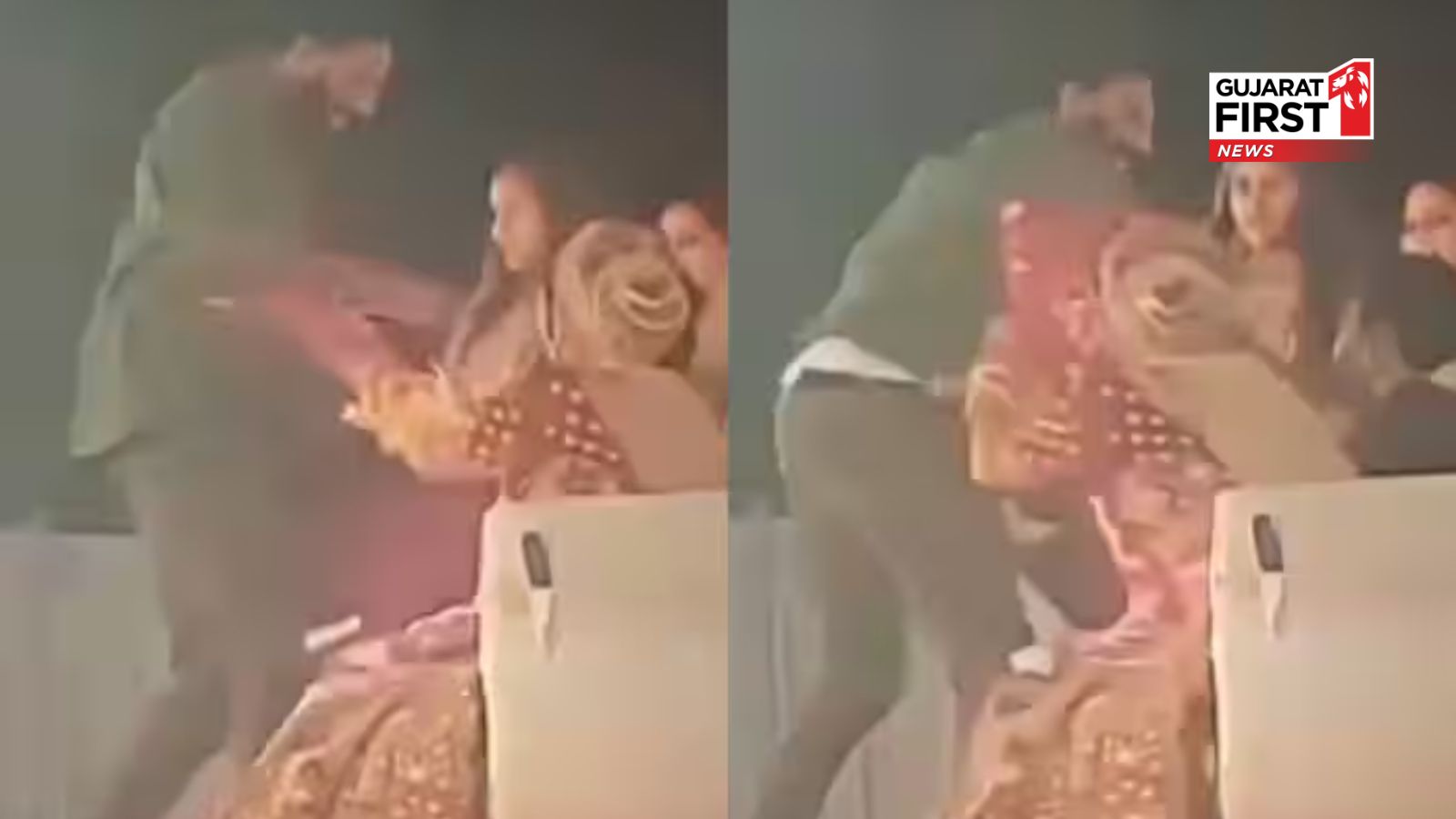Wedding Viral Video: લગ્નના સ્ટેજ પર દુલ્હનના આશિકે દુલ્હાને ઢોર માર માર્યો - Gujarat First