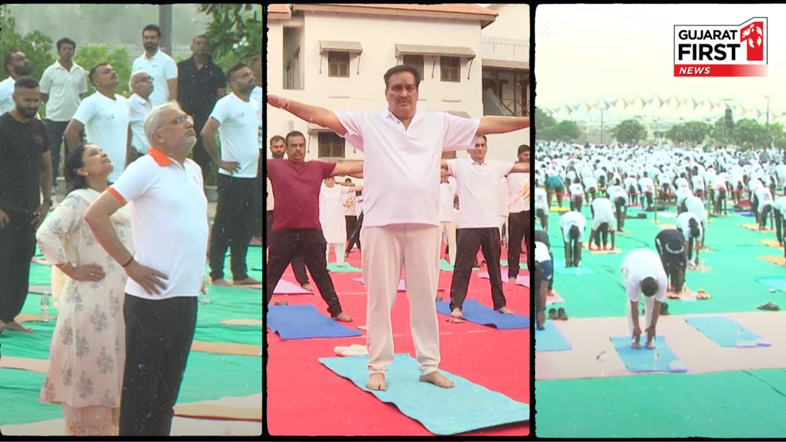 International Yoga Day : સુરત, અમદાવાદ, વડોદરામાં ઉજવણી - Gujarat First